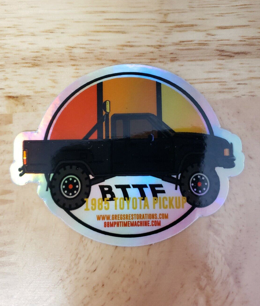 Back To The Future 1985 Toyota Pickup Decal Statler Toyota – Greg's ...